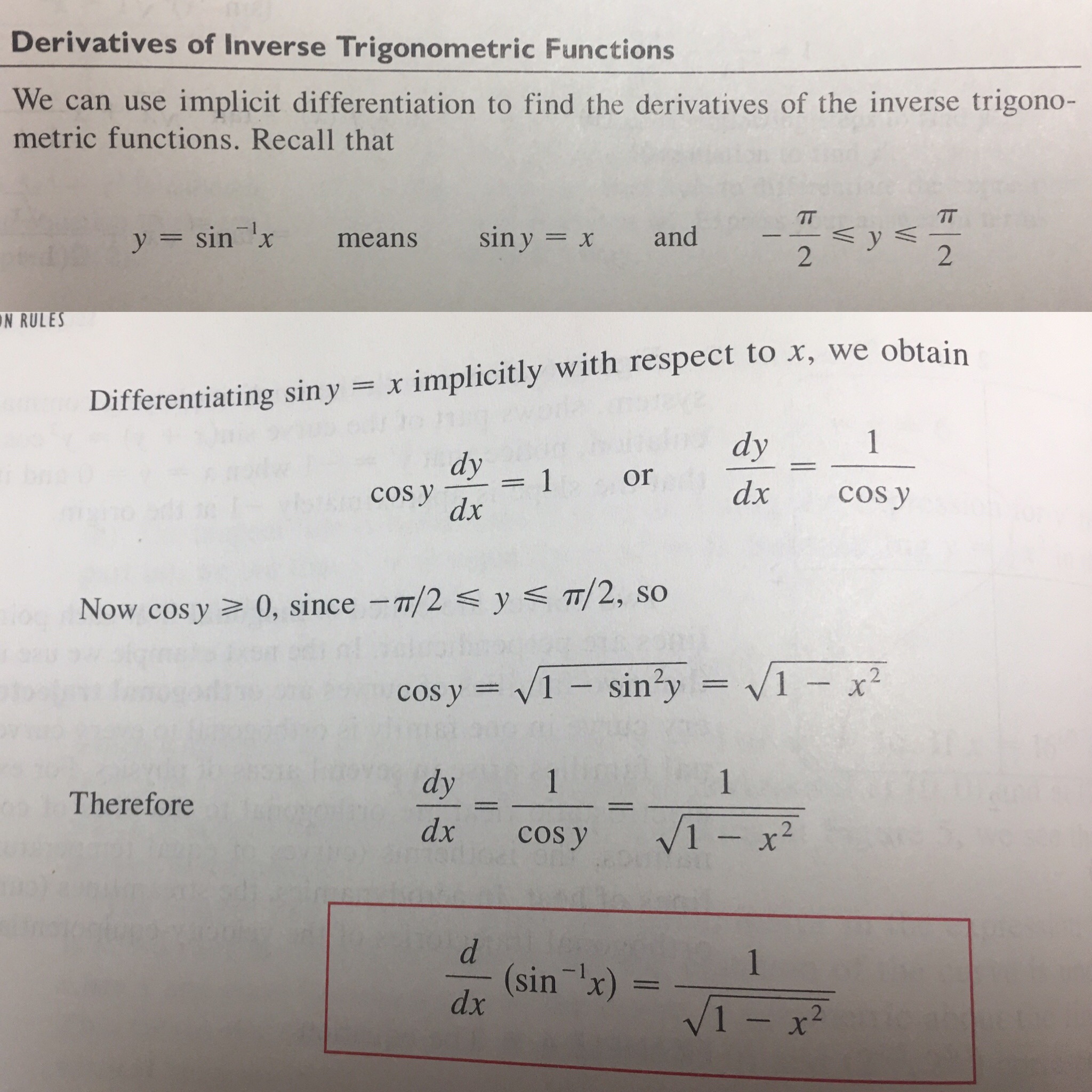 Derivatives of Trigonometric Functions | Random Walks